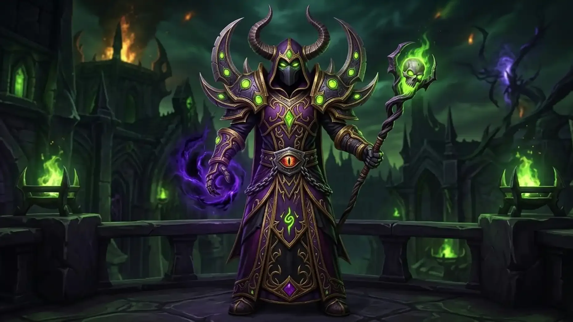 Best WoW Midnight Warlock Transmog Sets & Tier Pieces