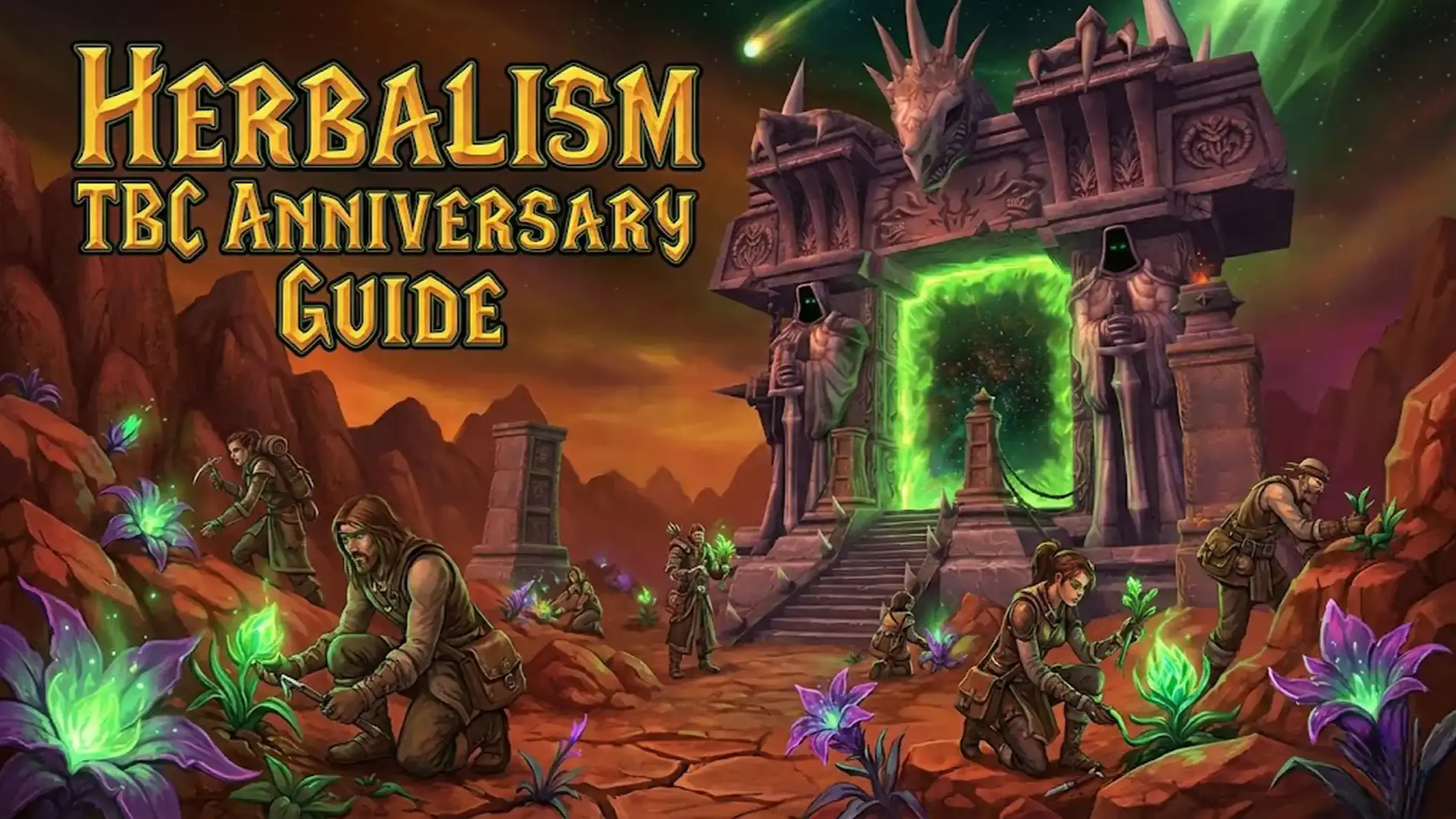 TBC Classic Anniversary Herbalism Guide + nodes